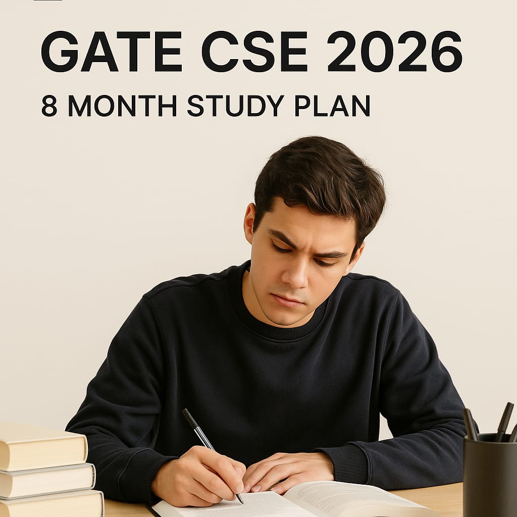 GATE CSE 2026 – High-Intensity 8 Month Study Plan