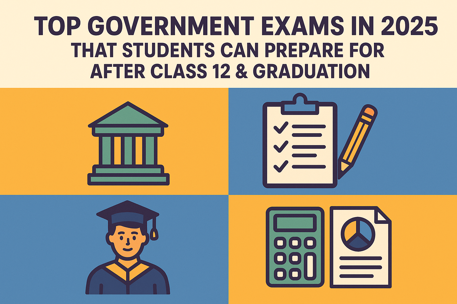 Top Government Exams in 2025 That Students Can Prepare for After Class ...