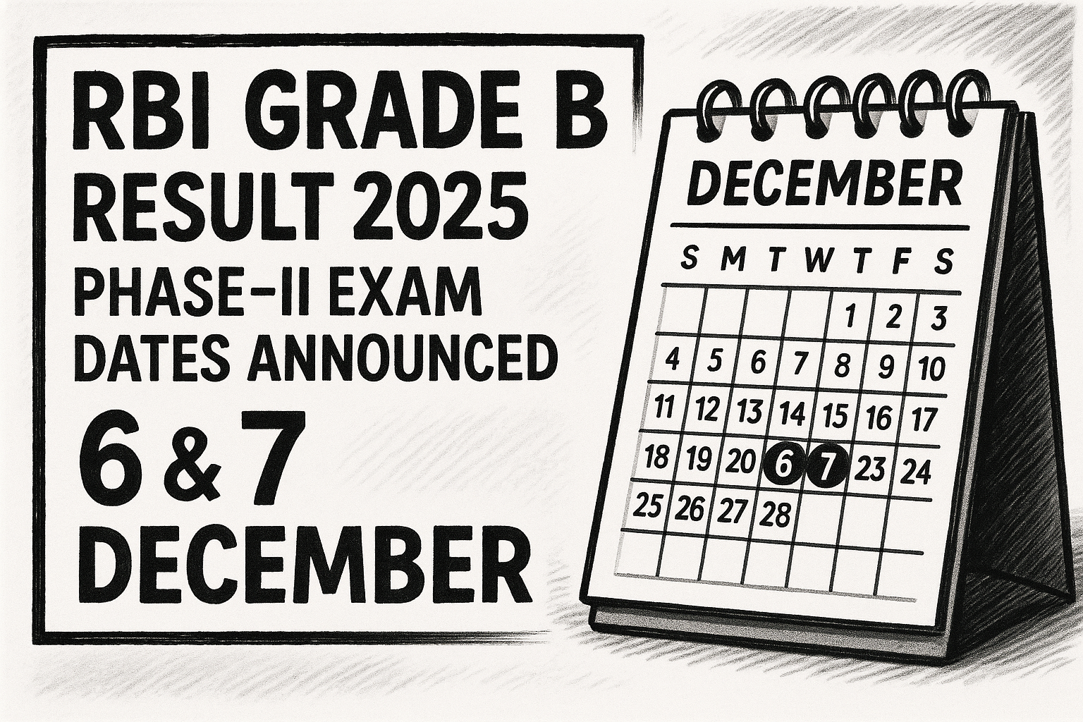 RBI Grade B Result 2025 Out | Phase-II Exam Dates Announced – 6 & 7 ...