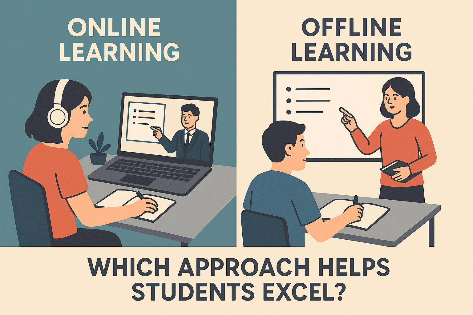 Online vs Offline Learning: Which Approach Helps Students Excel?