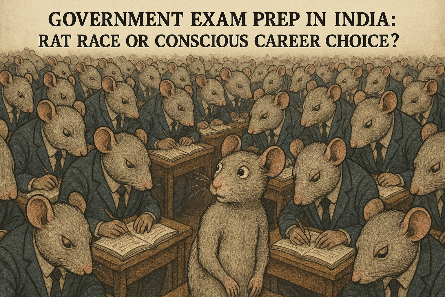 Government Exam Prep in India: Rat Race or Conscious Career Choice?