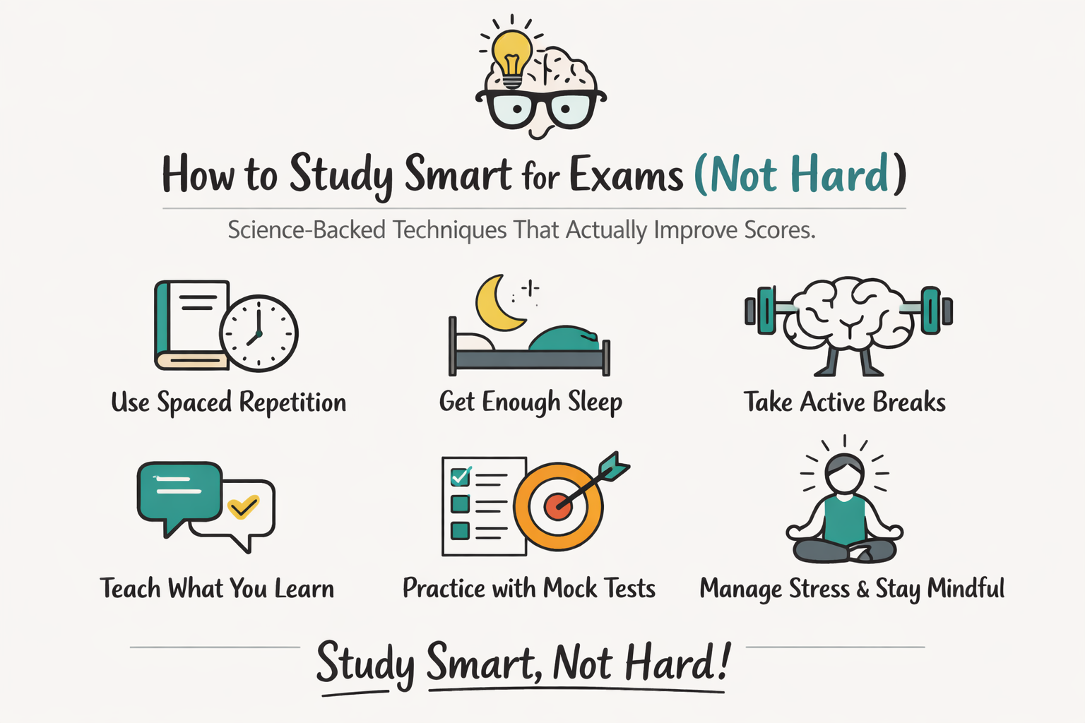 How to Study Smart for Exams (Not Hard): Science-Backed Techniques That ...