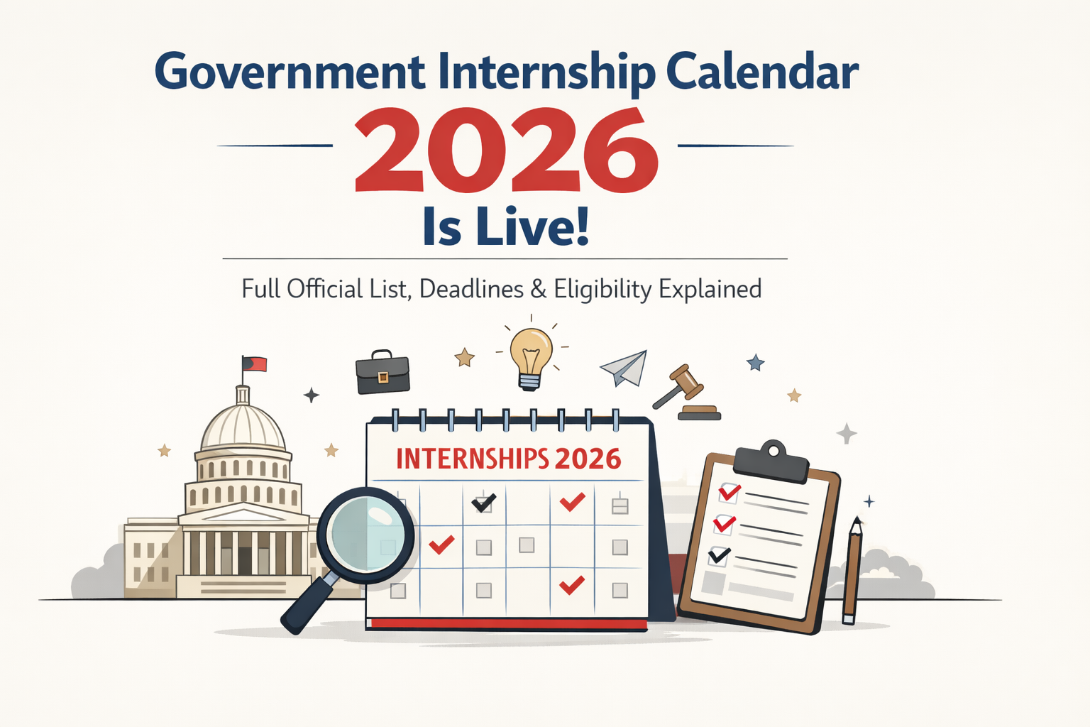 Government Internship Calendar 2026 Is Live: Full Official List ...