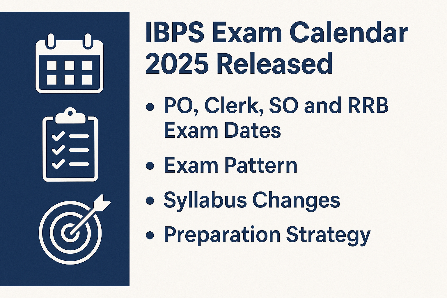 IBPS Exam Calendar 2025 Released: PO, Clerk, SO and RRB Exam Dates ...