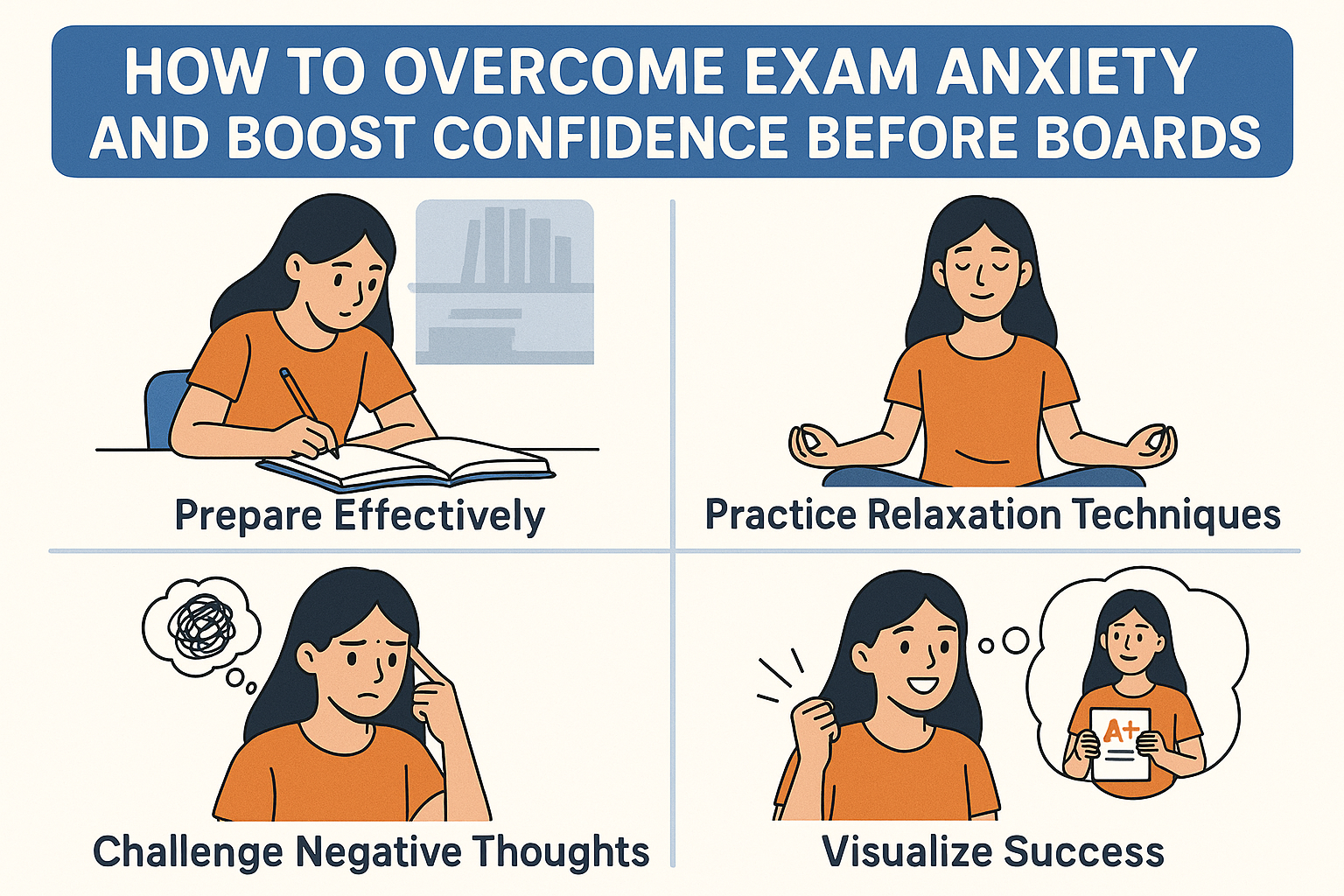 How to Overcome Exam Anxiety and Boost Confidence Before Boards