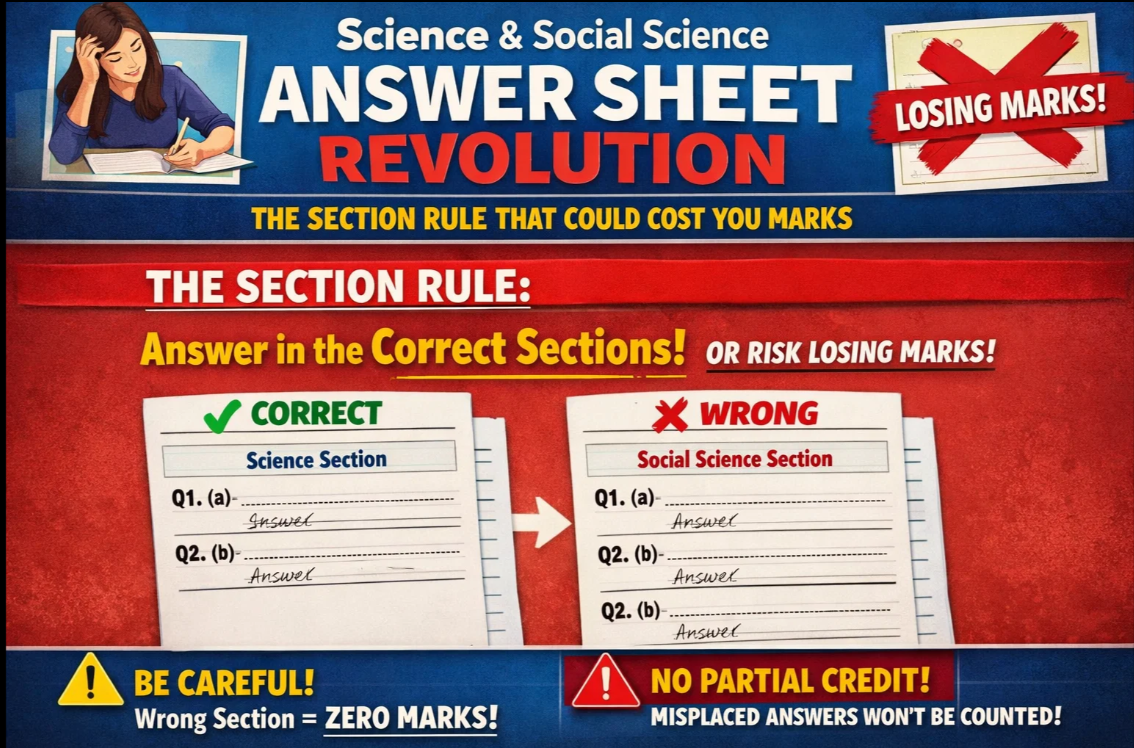 Science & Social Science Answer Sheet Revolution: The Section Rule That ...